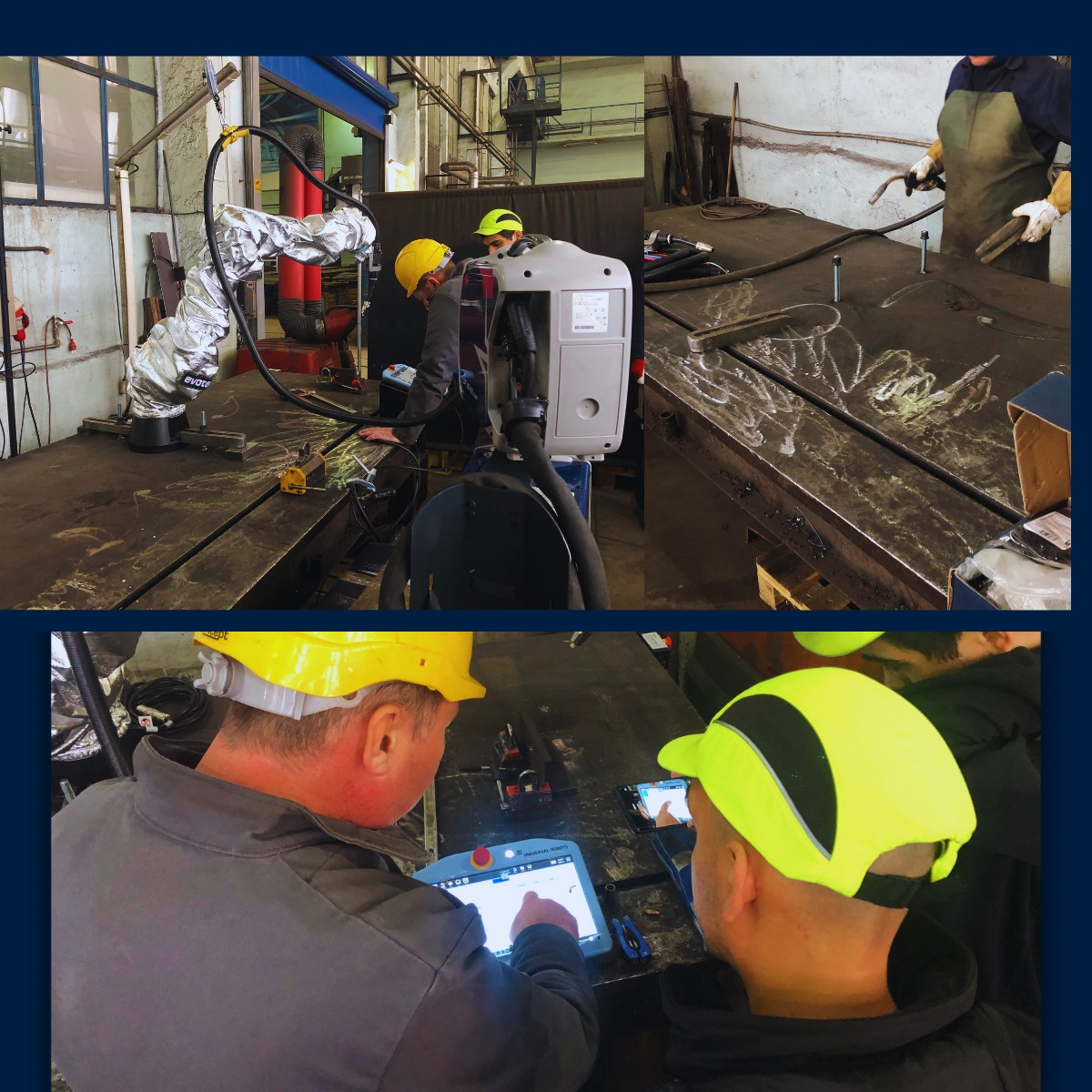 Alfa Test installed welding application with Collaborative Robots, UR ...